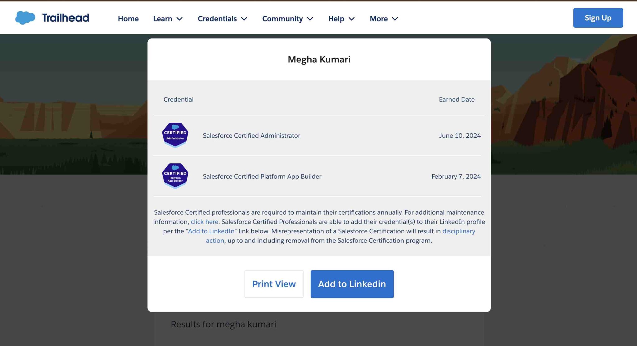 How To Verify Your Salesforce Certification ( 3 Steps) - Salesforce Megha