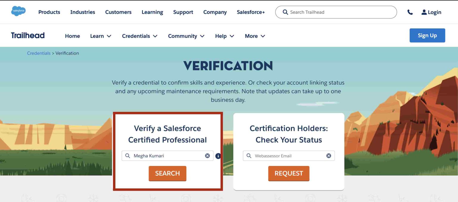 How To Verify Your Salesforce Certification ( 3 Steps) - Salesforce Megha