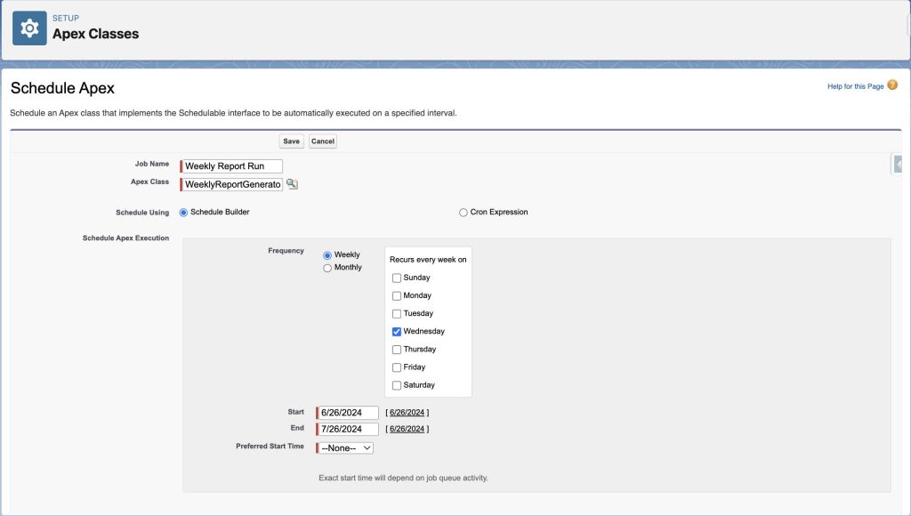 Schedule Apex In Salesforce With Example - Salesforce Megha