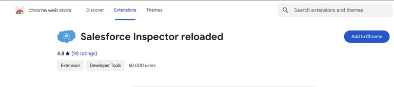 Salesforce Inspector Reloaded Chrome Extension Guide - Salesforce Megha