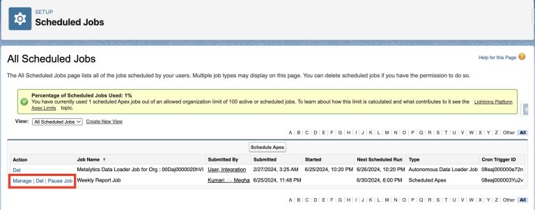 Schedule Apex In Salesforce With Example - Salesforce Megha
