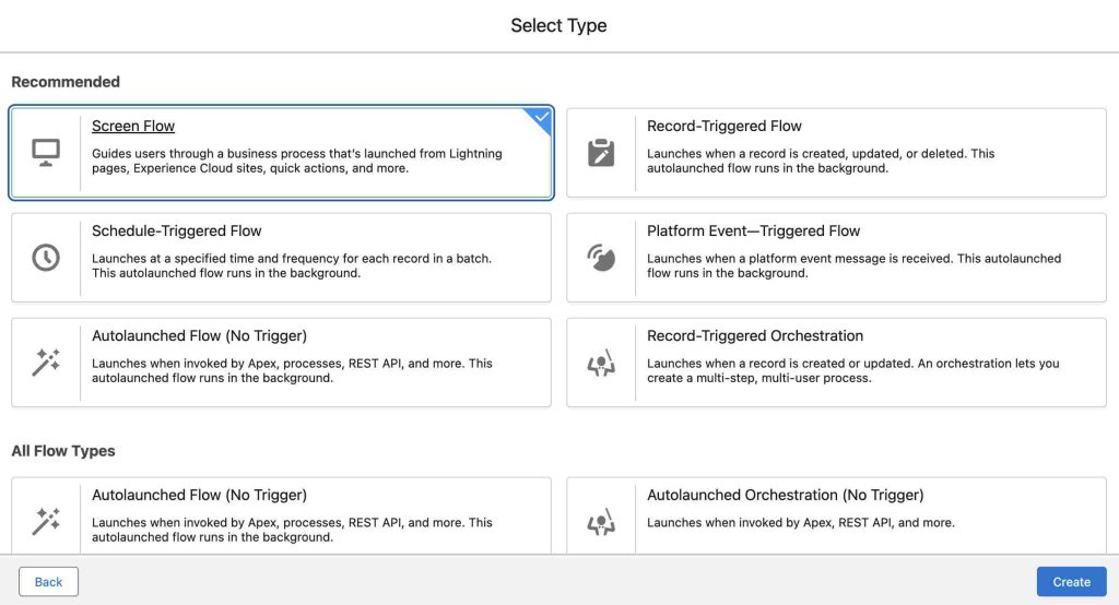 Types Of Flows In Salesforce (The Ultimate Guide) - Salesforce Megha