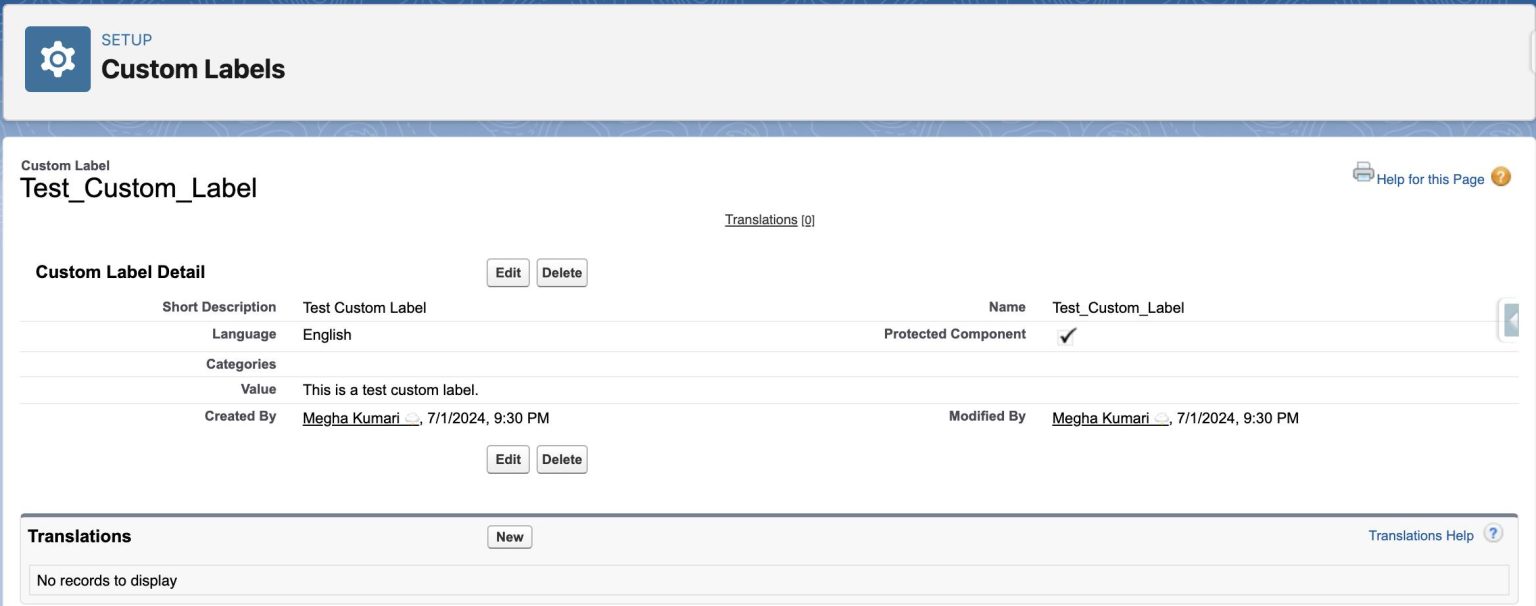 How To Access Custom Labels In Apex Salesforce Megha
